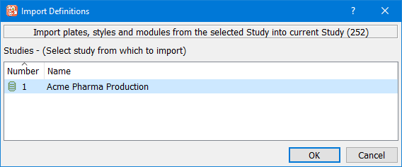 Study Setup User Guide