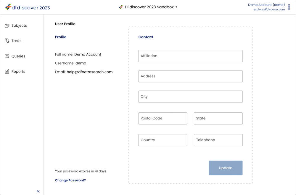 DFweb User Guide